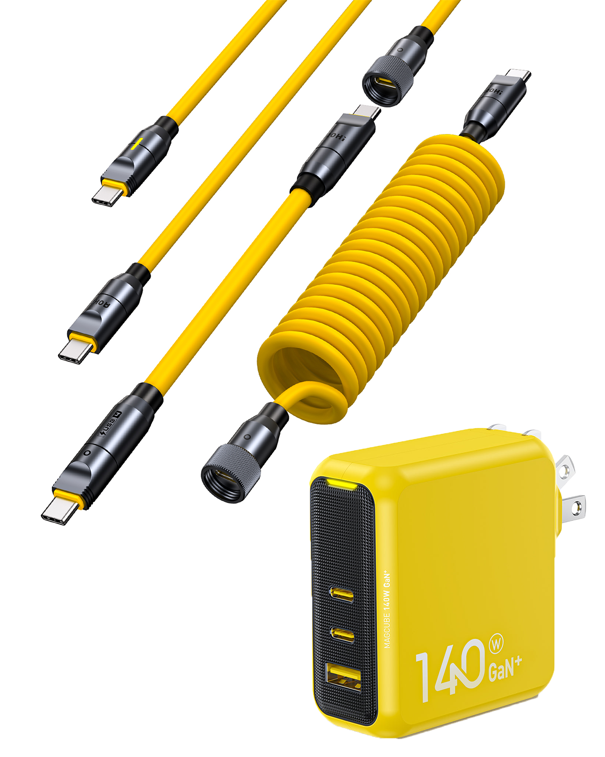 AOHI The Future PRO Creative Power Cable Set with 140W GaN+ YOUTH Fast