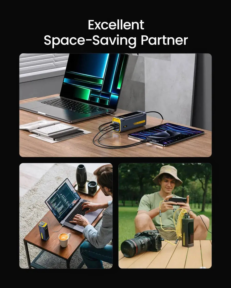 AOHI Starship 2-in-1 40000mAh PD3.1 140W Power Bank with 140W Magcube