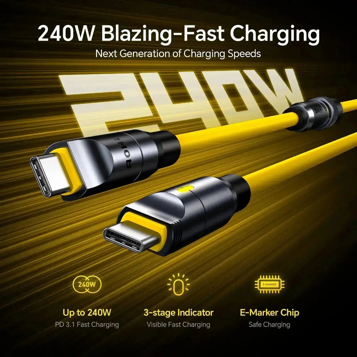 AOHI The Future PRO Creative Power Cable Set with Starship 2-in-1 4000